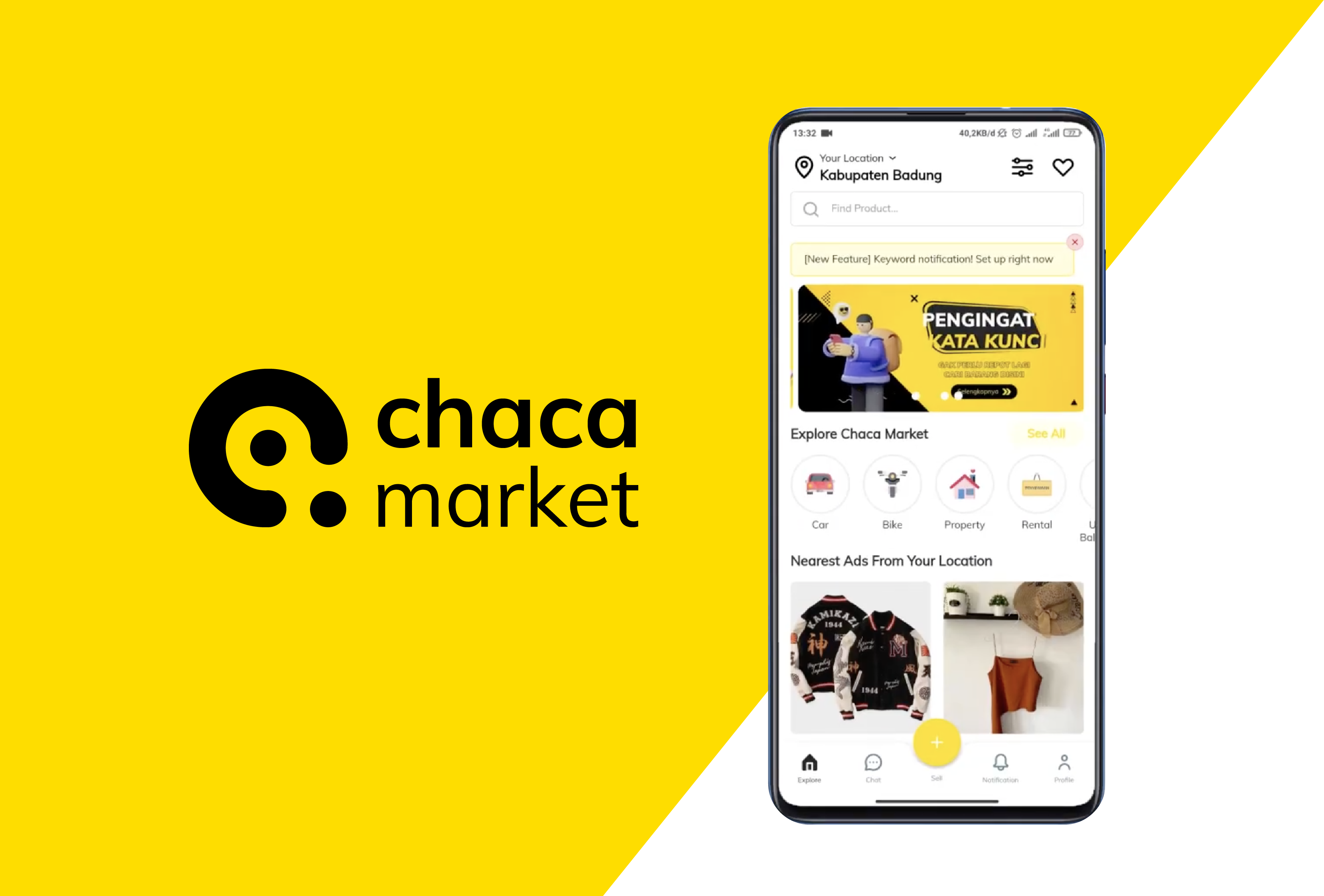 Chaca Market a Second Hand Marketplace in Indonesia