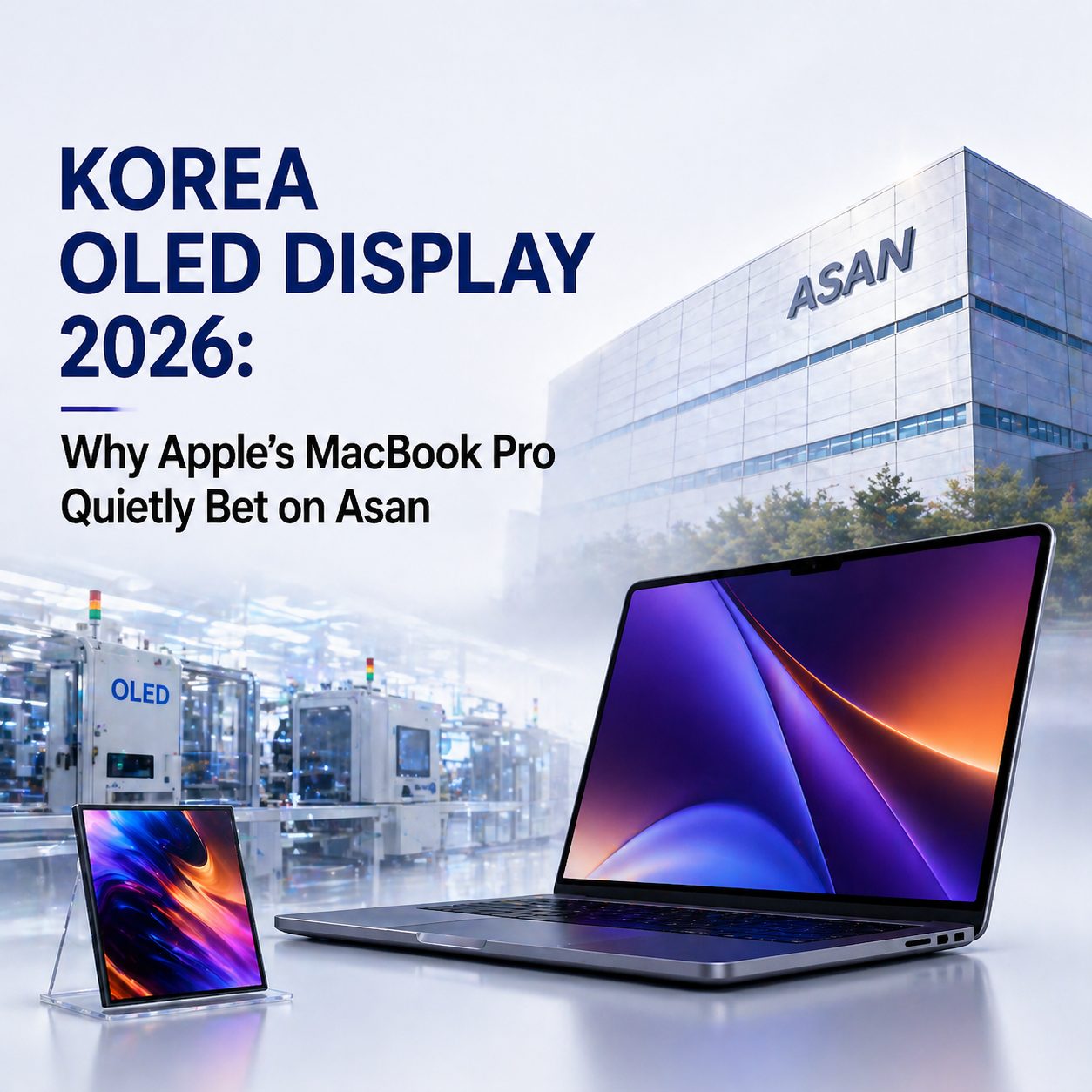 Korea OLED Display 2026: Why Apple's MacBook Pro Quietly Bet on Asan ...