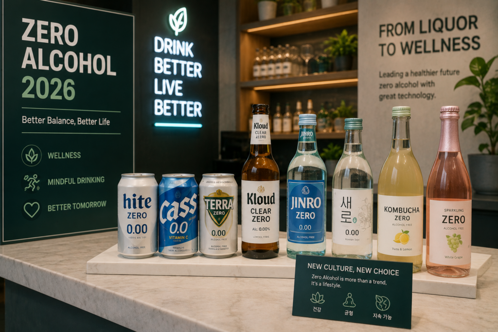 Korea Zero Alcohol Market 2026: How Liquor Giants Became Wellness ...